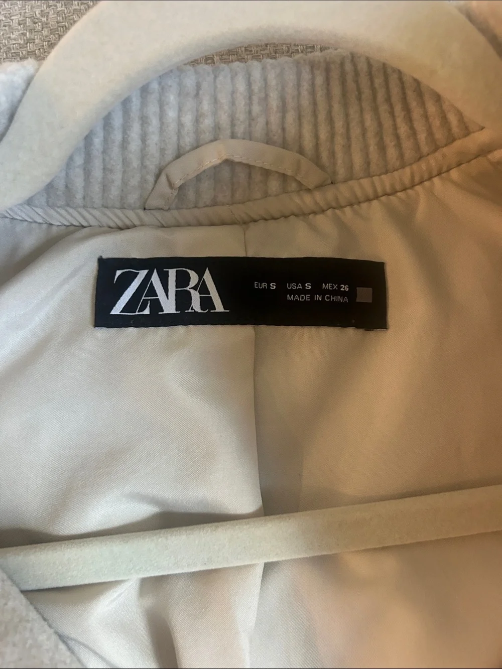 Zara | Jackets & Coats | Zara Light Beige Bomber Jacket | Poshmark